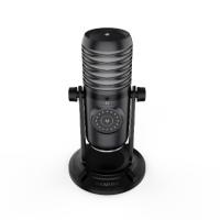 China USB Condenser Microphone with RGB Lighting Four Recording Modes Type-C for sale