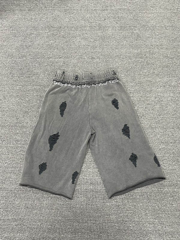 Patchwork Sweat Shorts
