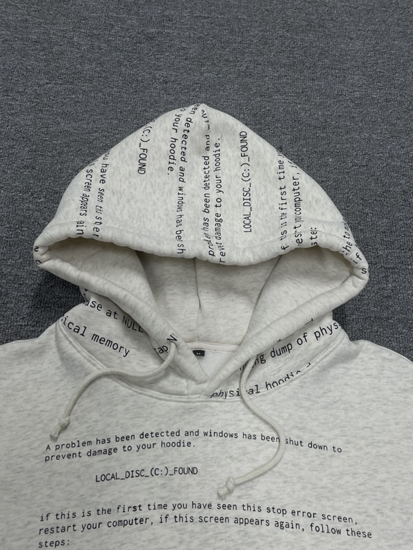 heather grey oversized tech streetwear top