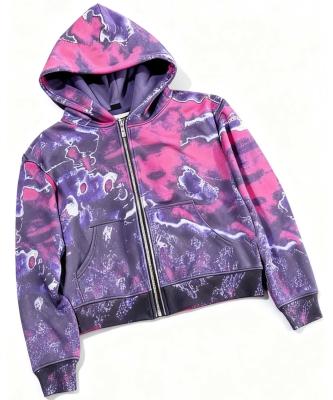 China Custom Oversized Heavyweight High Quality 100% Cotton Men's Hoodie Manufacturer All Over Printed Pullover Zip up Designer Hoodie for sale