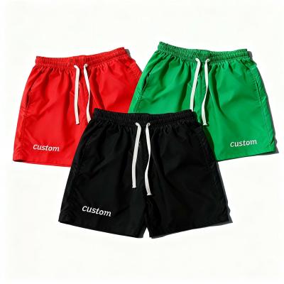 China Custom Manufacturer Drawstrings Embroidery Running Summer Beach Sport Pants Casual Gym Mens Sweat Swim Nylon Shorts for Men for sale