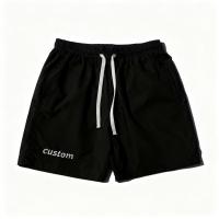 China Custom Manufacturer Drawstrings Embroidery Running Summer Beach Sport Pants Casual Gym Mens Sweat Swim Nylon Shorts for Men for sale
