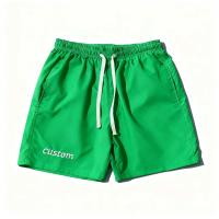 China Custom Manufacturer Drawstrings Embroidery Running Summer Beach Sport Pants Casual Gym Mens Sweat Swim Nylon Shorts for Men for sale