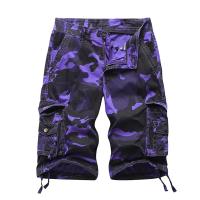China Custom Manufacturer Camouflage Denim Summer Beach Sport Pants Casual Gym Camo Mens Sweat Cargo Streetwear Baggy Shorts for Men for sale
