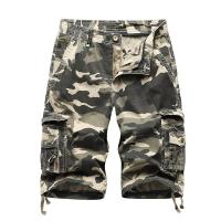 China Custom Manufacturer Camouflage Denim Summer Beach Sport Pants Casual Gym Camo Mens Sweat Cargo Streetwear Baggy Shorts for Men for sale