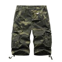 China Custom Manufacturer Camouflage Denim Summer Beach Sport Pants Casual Gym Camo Mens Sweat Cargo Streetwear Baggy Shorts for Men for sale
