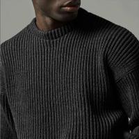 China Wholesale Blank Casual Pullover Cotton Jumper Fashion Mens Sweater Winter Clothes Crewneck Pullover Knitted Sweater Men for sale