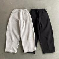 China Wholesale High Quality Blank Casual Zip up Sweatsuit Custom Boxy Terry Neoprene Tracksuit Flared Sweatpants and Hoodie Sets for sale