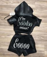 China Custom Acid Wash Cotton Zip up Streetwear Jogging Hoodie Sweatsuit 2 Piece Women'S Clothing T-Shirt and Shorts Set Manufacturer for sale