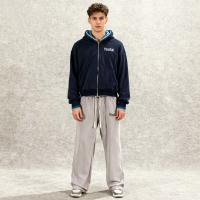 China Streetwear Custom Oversized Men's SweatSuit Heavyweight Boxy Baggy Flared Sweatpants and Triple Layer Hoodie Sets Men Tracksuit for sale