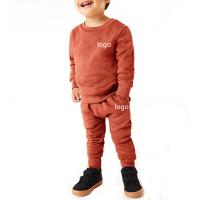 China Hot Selling Custom Cotton Autumn Boys Outdoor Jogger Tracksuit Hoodie Drawstring Sweatpants Two Pieces Set Kid Clothing Set for sale