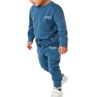 China Hot Selling Custom Cotton Autumn Boys Outdoor Jogger Tracksuit Hoodie Drawstring Sweatpants Two Pieces Set Kid Clothing Set for sale