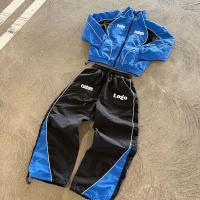 China Custom Manufacturers 3m Reflective Nylon Sweatsuit Joggers Windbreaker Streetwear Tracksuit Zip up Jacket and Pants Sets for Men for sale