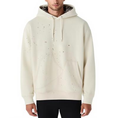 China 2025 Trend Hot Selling Heavyweight Inkjet Special Pocket Hoodie for Men Manufacturer Custom Pullover Leopard Print Men's Hoodie for sale