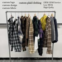 China Manufacturers Custom Oversized Cropped Zip up Plaid Waffle Hoodie Men Streetwear Triple Double Layer Hooded Heavyweight Hoodie for sale