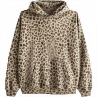China 2025 Trending Leopard Streetwear Plus Size Men's Hoodie Manufacturer Custom Baggy Oversize Pullover Luxury Graphic Hoodie Men for sale