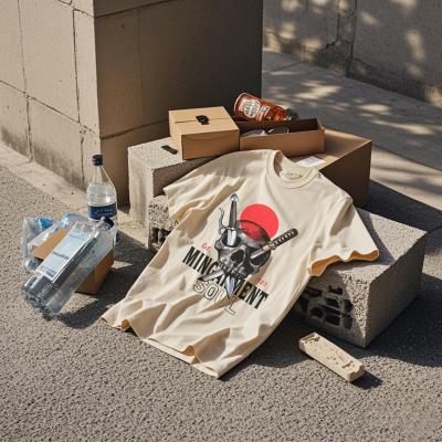China Manufacturer Custom High Quality Plain Printed T Shirt for Men Wholesale Heavyweight Oversized 280 Gsm Cotton Printing Tshirt for sale