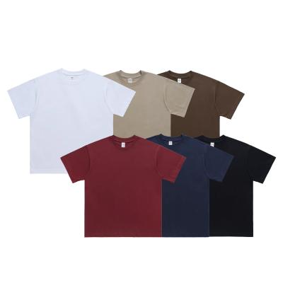 China Mingarment Brand Blank High Quality 300gsm French Terry Men Cotton T-Shirt Manufacturer Wholesale Summer T Shirt for Men for sale