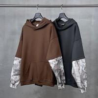 China Clothing Manufacturer Custom Camo Tree Print logo Sudaderas Hombre Pullover Heavyweight Blank High Quality Men Streetwear Hoodie for sale