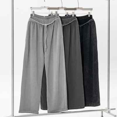China Custom Double Waist Casual Women's Pants Manufacturer Jongger Baggy Sweatpants Long Sweat Plus Size Yoga Knit Pants for Women for sale