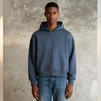 China Dongguan Manufacturers Custom Oversized  Loose Basic Blank air Layer Sweatshirt Neoprene Heavyweight Pullover Hoodie for Men for sale