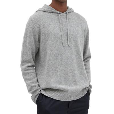 China Custom Logo Branded Drawstring Hoody Sweater Pullover Premium Wool Cashmere Hoodies Without Pockets Men Fleece Fabric Printed for sale