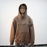 China Usa Size Heavyweight Men Women 100% Polyester Blank Hoodies High Quality Men Streetwear 450 500 Gsm Hoodies Sublimation Printing for sale