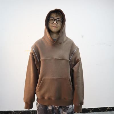 China Usa Size Heavyweight Men Women 100% Polyester Blank Hoodies High Quality Men Streetwear 450 500 Gsm Hoodies Sublimation Printing for sale