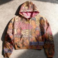 China Custom High Quality Streetwear Zip up Casual Men's Hoodie Manufacturer Heavyweight Oversized Dtg Print Rhinestone Hoodie for Men for sale