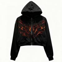 China Custom Patch Embroidery Vintage Distressed Zip up Men's Hoodie Manufacturer 100% Cotton Streetwear Oversized Hoodie for Men for sale