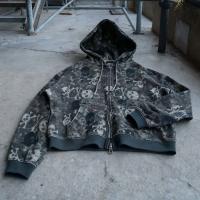 China Manufacturer Custom 100% Cotton French Terry Heavyweight Men's Hoodie Oversized Streetwear All Over Printed Zip up Hoodie Men for sale