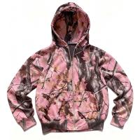 China Manufacturer Custom Heavyweight Camo Zip up Oversized Men's Hoodie Camouflage Sudaderas Hombre Streetwear Cotton Boxy Hoodie for sale