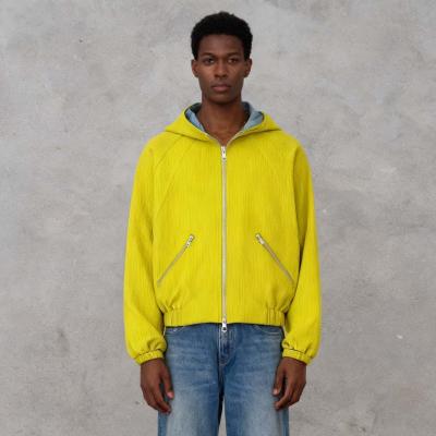 China Custom High Quality Long Sleeve Coat Zip up Autumn Casual Fashion Canadian Style Windbreaker Classic Men Jacket for sale