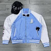 China Custom Zip up Heavyweight Baseball Jacket for Men High Quality Embroidered logo Add Cotton Streetwear Varsity Oversized Jacket for sale