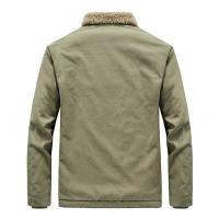 China Wholesale Custom Men'S Jackets Lamb Wool Casual Coats Plus Size Men'S Jackets New Design Winter Warm Outwear Man Jacket Winter for sale