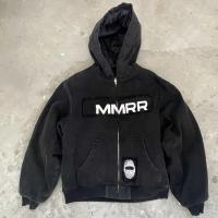 China Autumn Winter Outdoor Zip up Plus Size Hooded Men's Jackets Custom Work Varsity Windbreaker Puffer Cowboy Denim Jacket for Men for sale