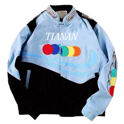 China Custom Logo Letterman Jacket Varsity Bomber Baseball Motorcycle Racing Jacket OEM Embroidery Chenille Patches Jaket for Men for sale