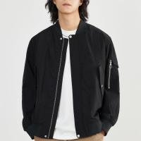 China Factory Wholesale Men'S Plain Jacket Custom Logo Printed Baseball Jacket Zipper High Quality Plus Size Jackets for Men for sale