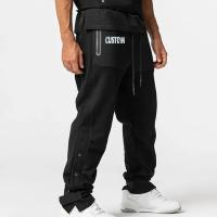 China Y2k French Terry Heavyweight Flare Sweat Hiking Men'S Pants Custom Plus Size Zipper Breasted Stacked Linen Formal Pants for Men for sale