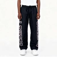 China Windbreaker Nylon Oversized Polyester Rhinestone Printed Mens Sweatpants Custom Baggy Jogger Track Flare Sweat Pants Unisex for sale