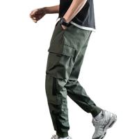 China Custom Mens Outdoor Pants Polyester Spandex Cargo Pants Track Multi Pockets Cargo Trousers Hop Hip Fashion Pants for sale