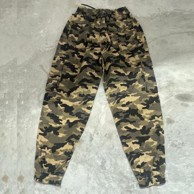 China Manufacturer Custom Camouflage Camo Trousers Streetwear Oversized Stacked Straight Baggy Sweatpants Joggers Sweat Pants for Men for sale