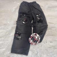 China Autumn Winter Thickened Vintage Casual Cotton Flare Wide Leg Outdoor Acid Wash Sweat Men's Jogger Pants Baggy Mens Sweatpants for sale