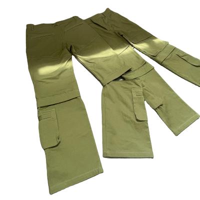 China Custom Wholesale Cargos Trouser Joggers Tactical Baggy Sweatpants Men Multi Pocket Convertible Double Knee Carpenter Sweat Pants for sale