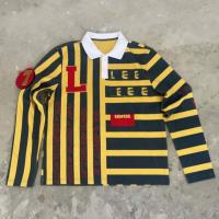 China Custom High Quality Striped Embroidery Lapel Thermal Cotton Rugby Shirts Apparel Manufacturer Joggers Jersey Polo TShirt for Men for sale