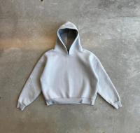 China Wholesale Unisex Streetwear Tracksuit Cotton Baggy Oversized Blank Plain Sweatsuit Flared Sweatpants and Pullover Hoodie Sets for sale