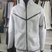 China Customized Men's Sportswear Zipper Hoodie Sweatpants Two Piece Tracksuit Outdoor Training Jogging Set for sale