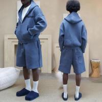 China Hot Selling 2025 High Quality Joggers Oversized Sweatsuit Wholesale Custom Tracksuit 2 Pieces Hoodie Shorts Sets for Men for sale