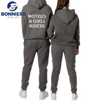 China Oem/Odm High Quality Mens Jogger Track Suit Custom Blank Tracksuit Unisex Sweatpants and Pullover Hoodie Womens Sweatsuit Set for sale