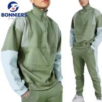 China OEM/ODM Winter Tracksuits New Arrival 1/4 Zip Fitted Unisex Sweatsuits Tracksuit Wholesale Sweat Suit Men for sale
